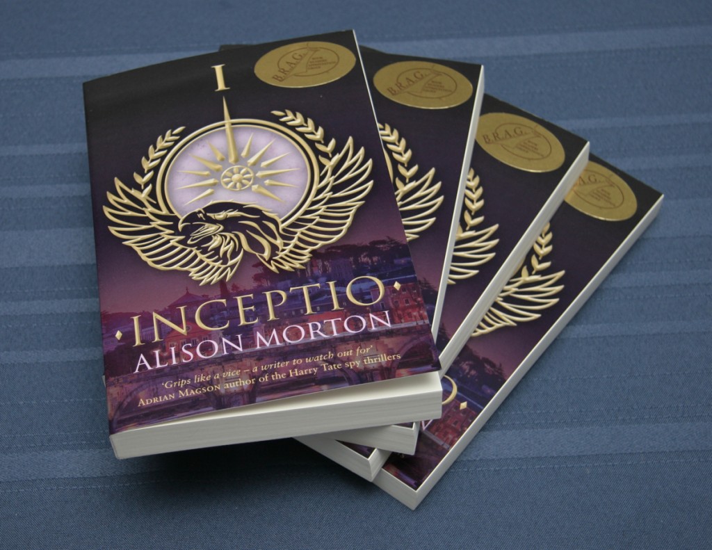 INCEPTIO stickered | Alison Morton's Thrillers