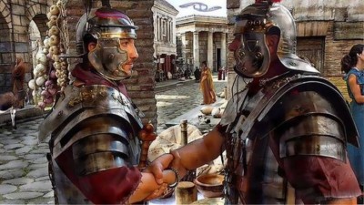 Roman forearm handshake – true gesture or Hollywood codswallop ...