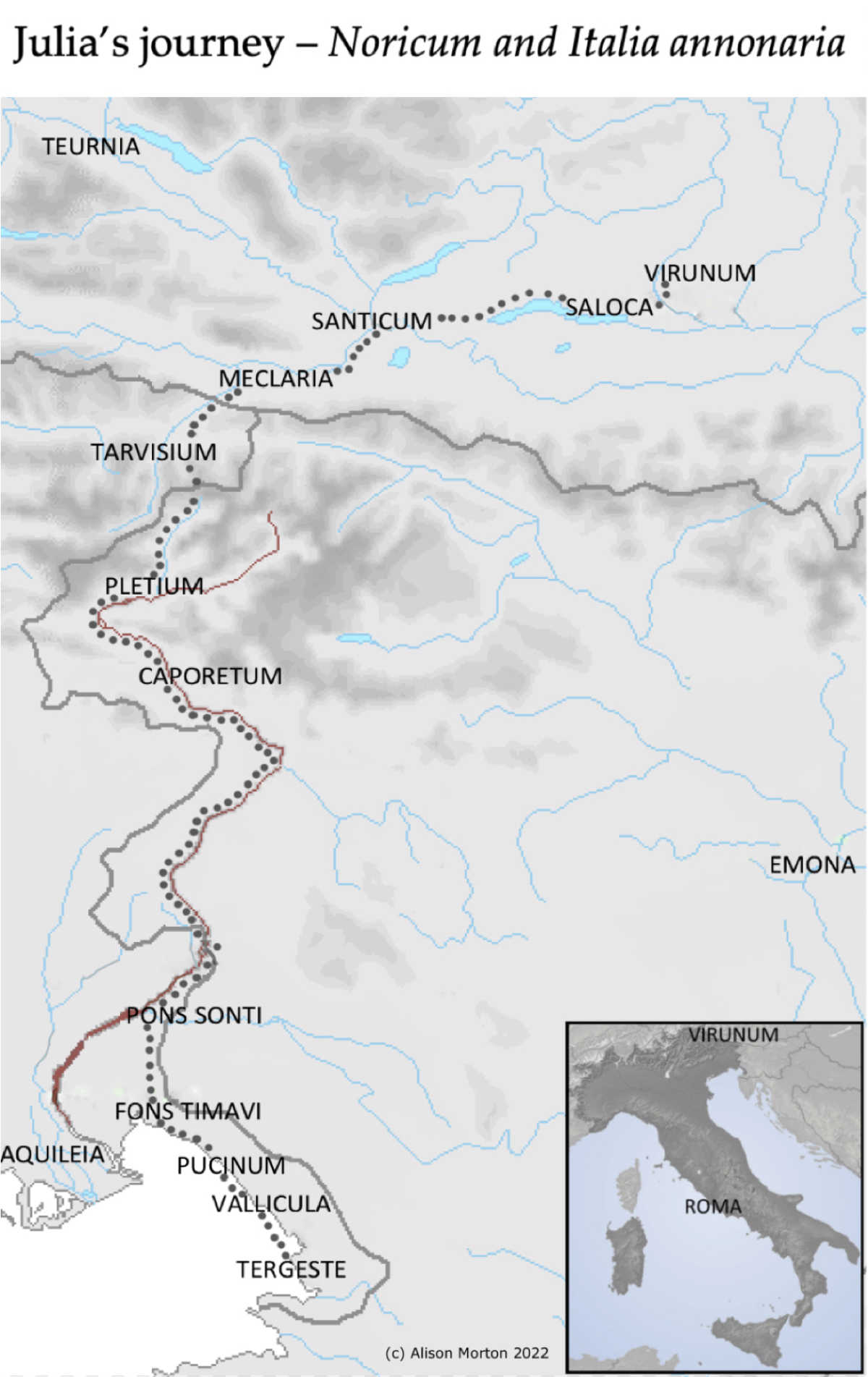 A passion for maps, and Julia’s journey | Alison Morton's Thrillers